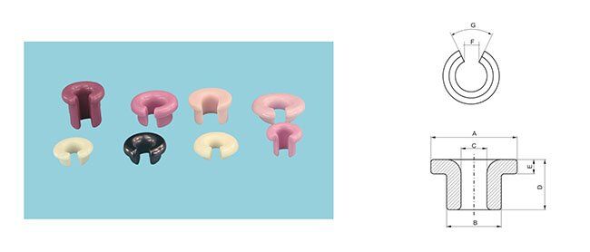 Slotted Ceramic Eyelets - Coil Winding Machine Accessories Manufacturer ...